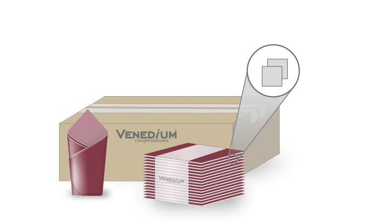 Servietten - Venedium cooperations - just feel good