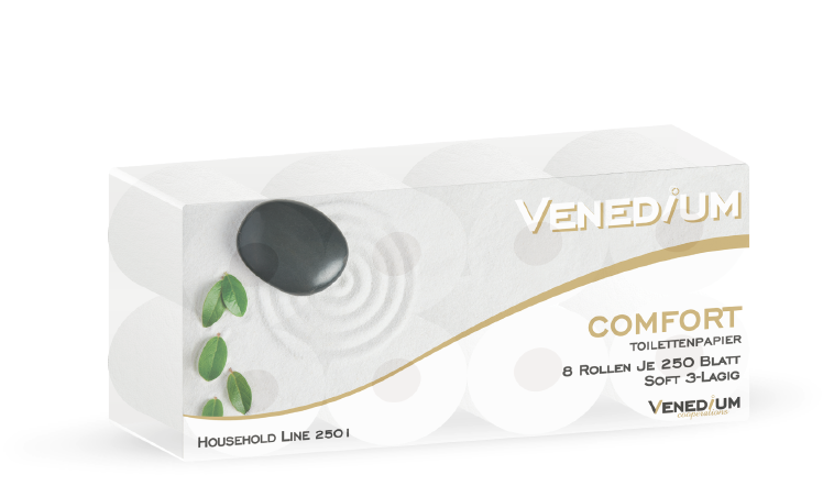 Toilettenpapier - Venedium cooperations - just feel good